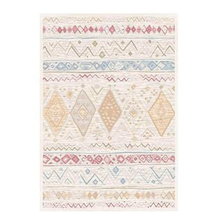 Mooste chenillematto valkoinen-multi | TARJOUS